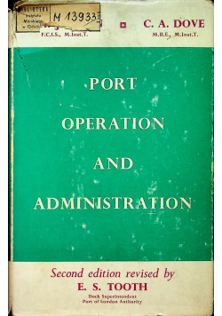 Port operation and administration - | Książka w Empik