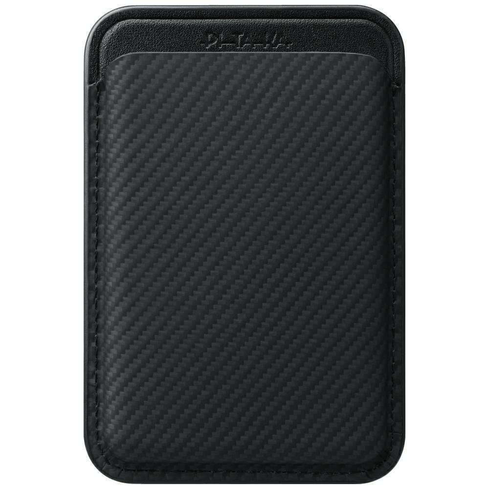 Portfel magnetyczny PITAKA Woven Wallet MagSafe do telefonu czarno ...