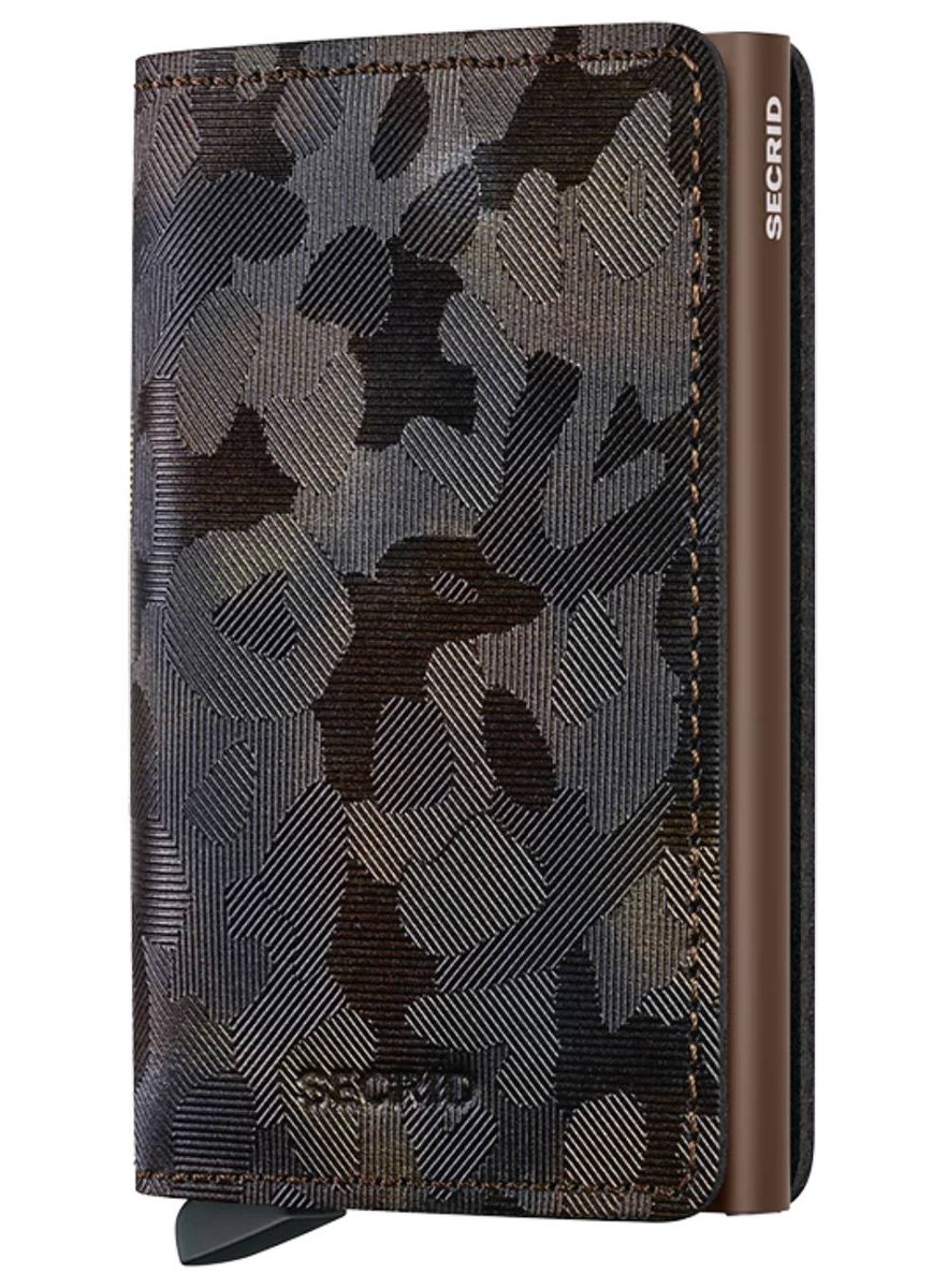 Portfel RFID Secrid Slimwallet Jungle - brown - SECRID | Moda Sklep ...