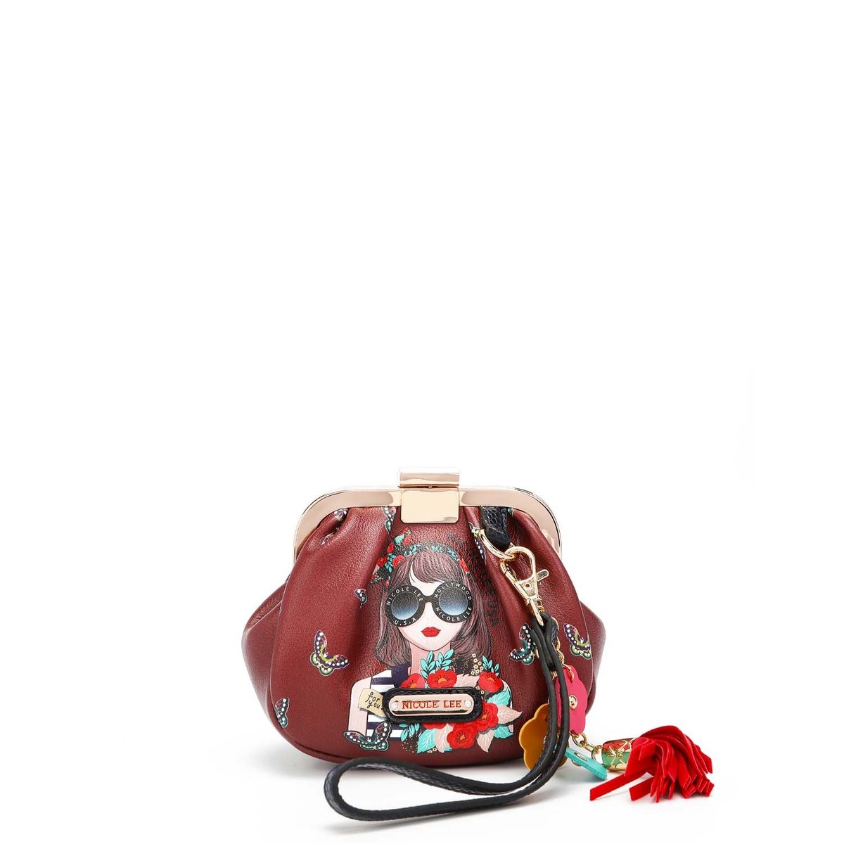 Portmonetka portfel mały uchwyt na rękę bransoletka Nicole Lee - Nicole ...