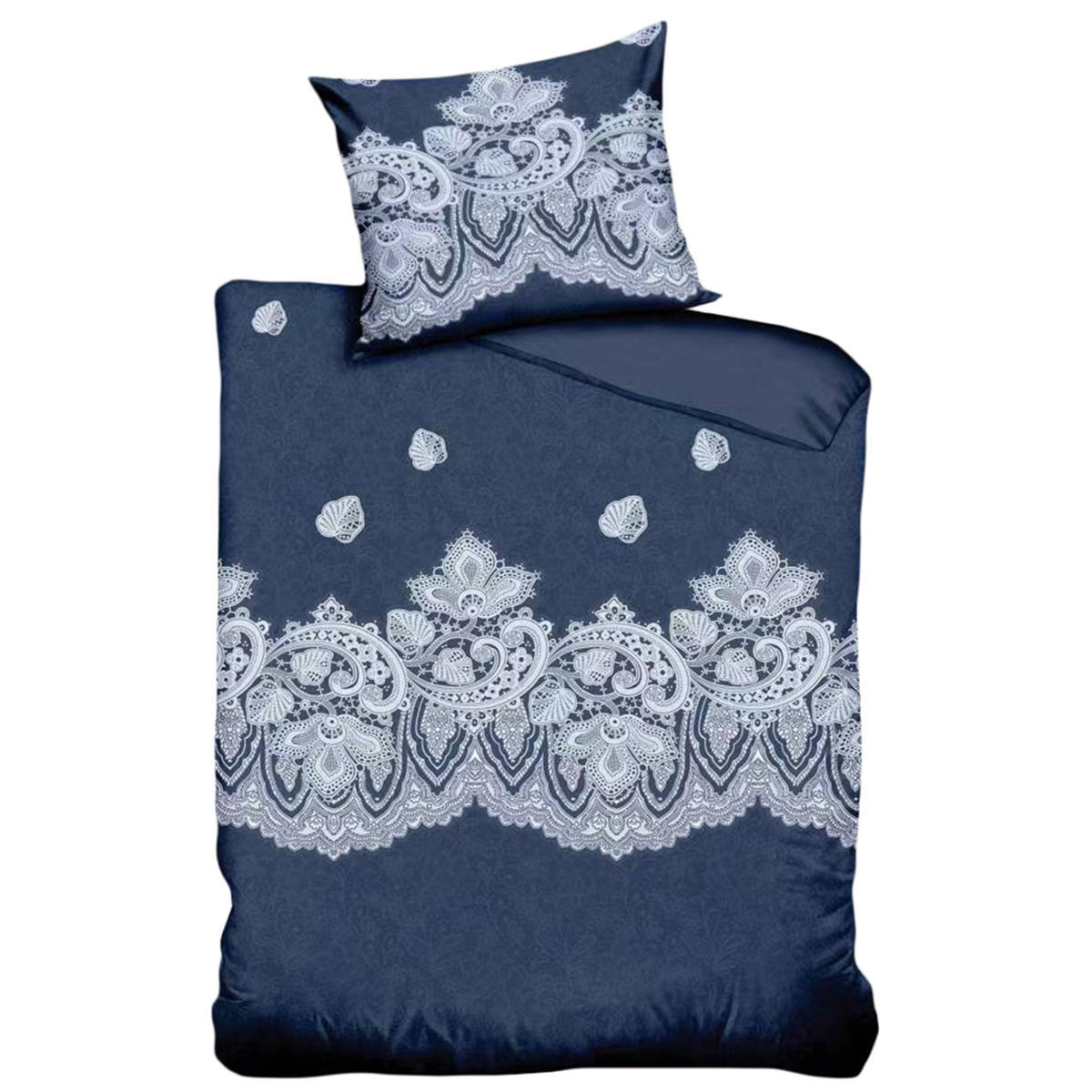 Pościel 140x200 Komplet 2 części Satyna Bawełniana DALWIN - Łóżkoholicy | Sklep EMPIK.COM