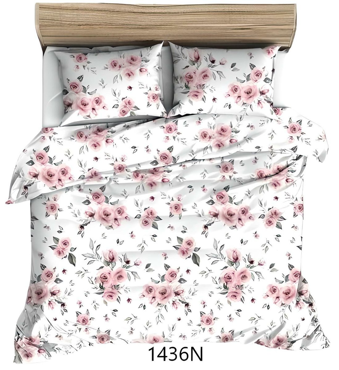 Pościel 160X200 Biała Różowa Kwiaty 1436 N Bawełna Max - Karo | Sklep ...