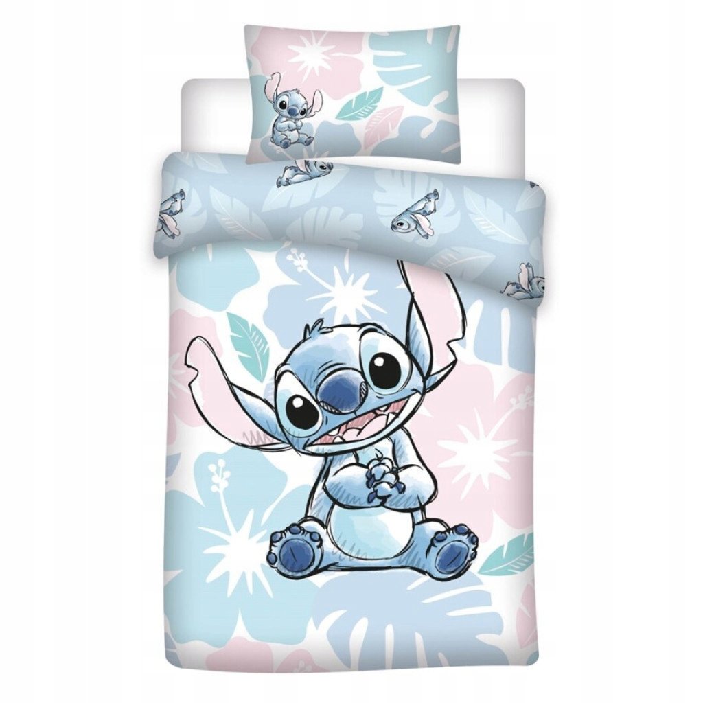 Pościel dla dzieci Lilo i Stitch 100x140 – pastelowe kolory, Disney - Inna marka | Sklep EMPIK.COM