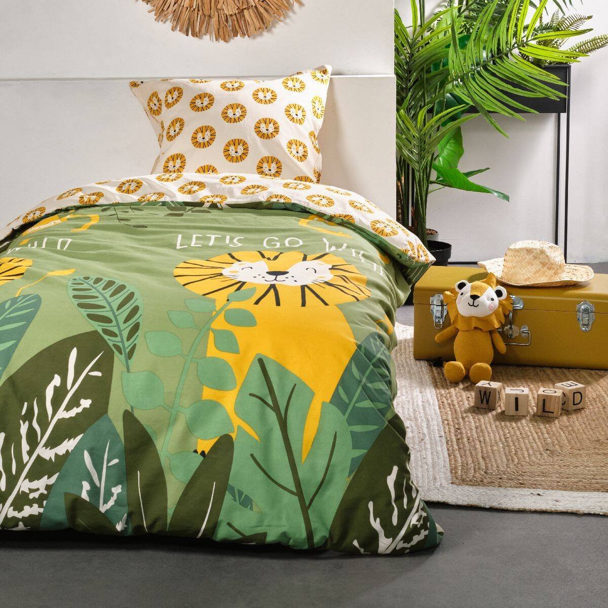 Pościel dla dzieci MAGIC JUNGLE, 100% bawełna, 140 x 200 cm - Today | Sklep EMPIK.COM