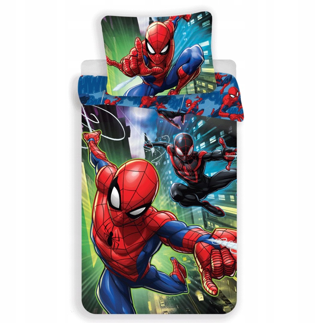 Pościel Marvel Spider-Man 140x200 Kolorowy Świat Superbohatera - Jerry ...