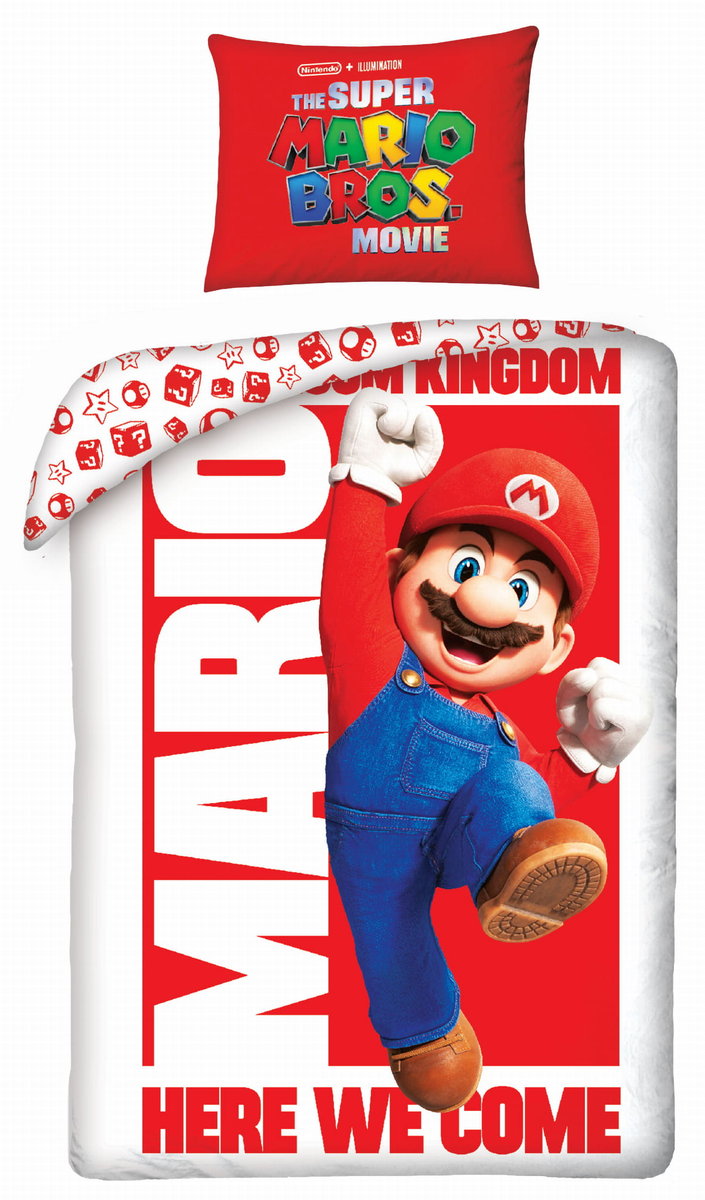 Pościel Młodzieżowa 140x200 Super Mario - Halantex | Sklep EMPIK.COM