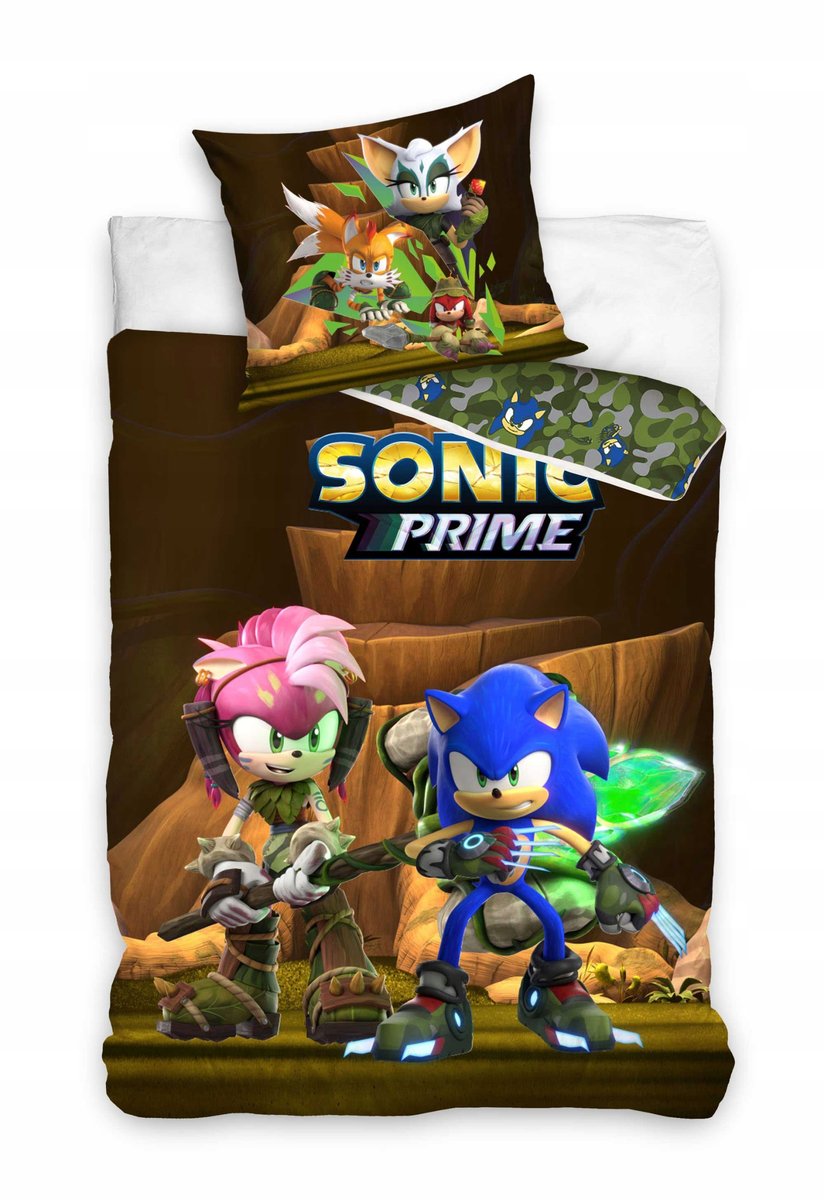 Pościel Super Sonic 140x200 Gra Bajka The Hedgehog 100% Bawełna Prime ...