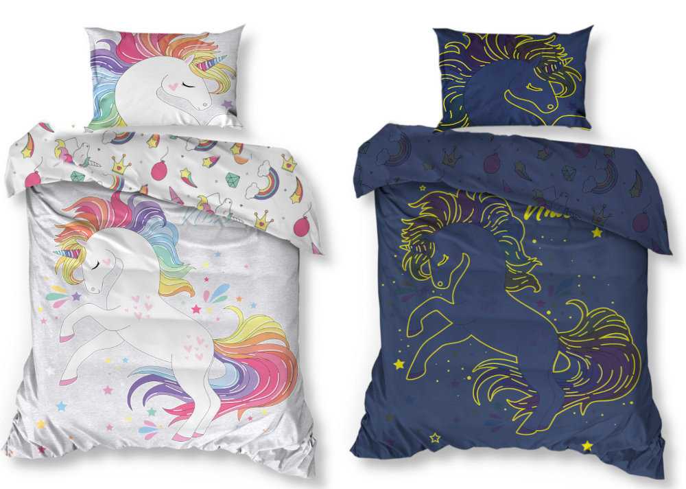 Pościel Świecąca W Ciemności 160X200 Jednorożec 17615 - eStilex | Sklep EMPIK.COM
