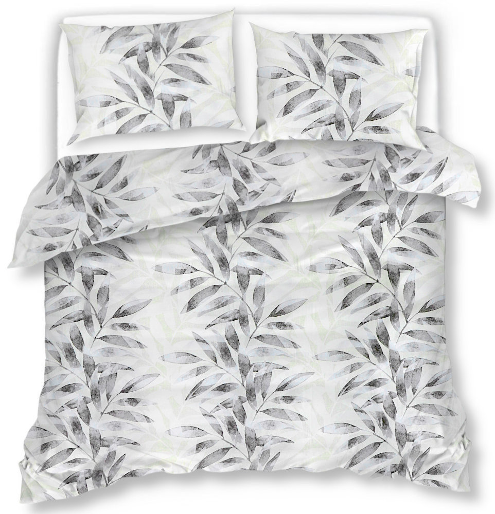 Pościel Z Mikrofibry 200X220 Listki 20370 - eStilex | Sklep EMPIK.COM