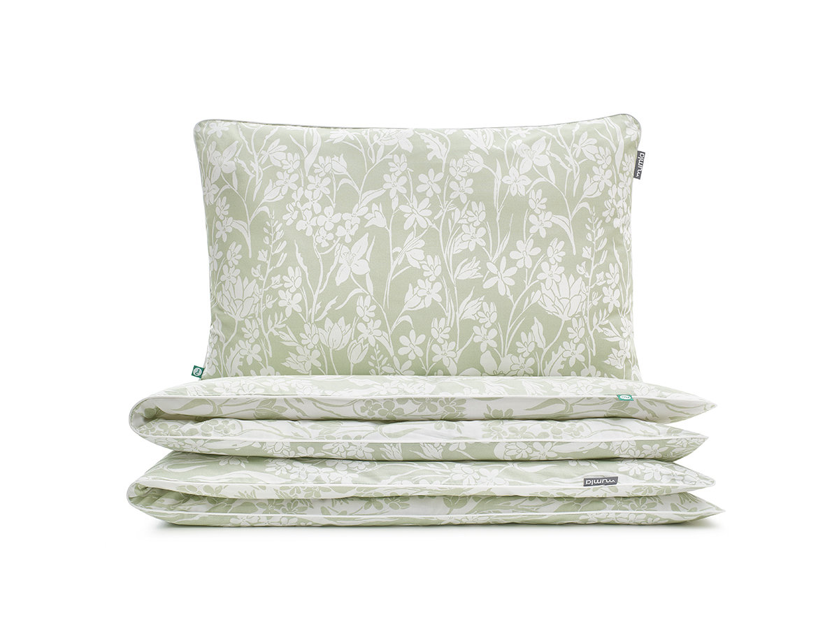 pościel zielona łąka 140x200 cm + 1x 60x50 cm - MUMLA - Mumla | Sklep ...