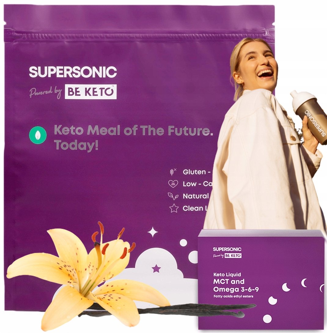 Posiłek Supersonic Food Powder Keto Wanilia 750G - Supersonic | Sklep EMPIK.COM