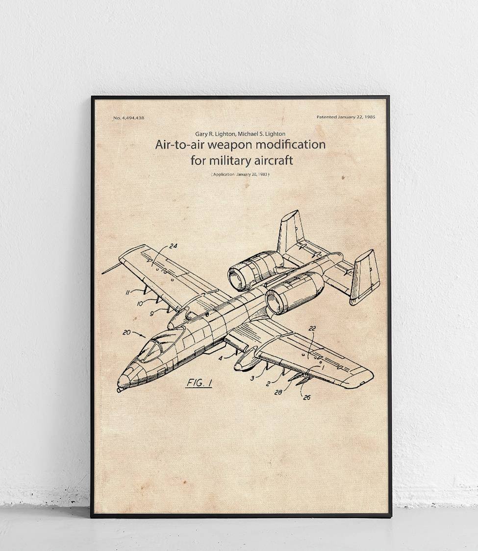 Poster Polytechnic, A10 Warthog - plakat - Poster Polytechnic | Sklep ...