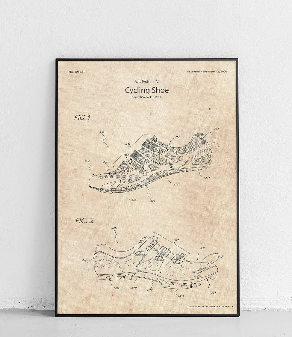 Poster Polytechnic, Buty rowerowe - plakat - Poster Polytechnic | Sklep ...