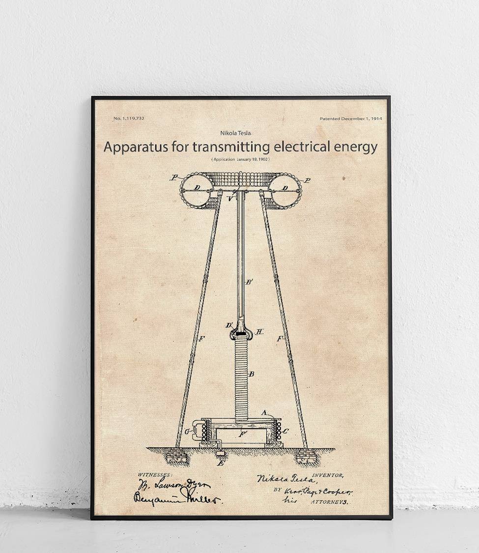Poster Polytechnic, Cewka wysokonapięciowa - plakat - Poster ...