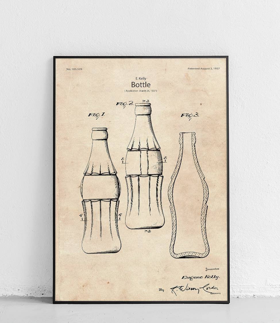 Poster Polytechnic, Coca Cola butelka - plakat - Poster Polytechnic ...