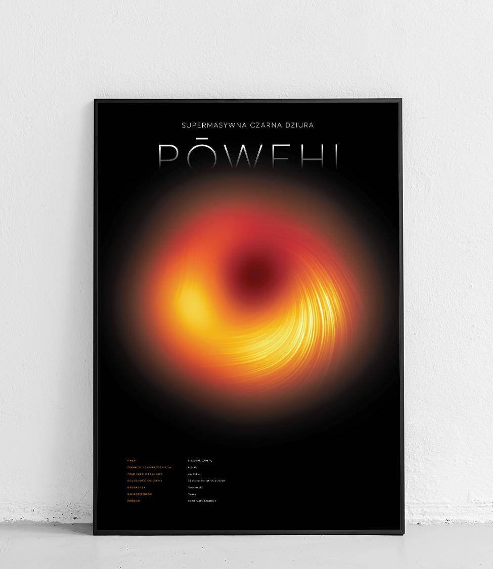 Poster Polytechnic, Czarna dziura Powehi - plakat - Poster Polytechnic ...