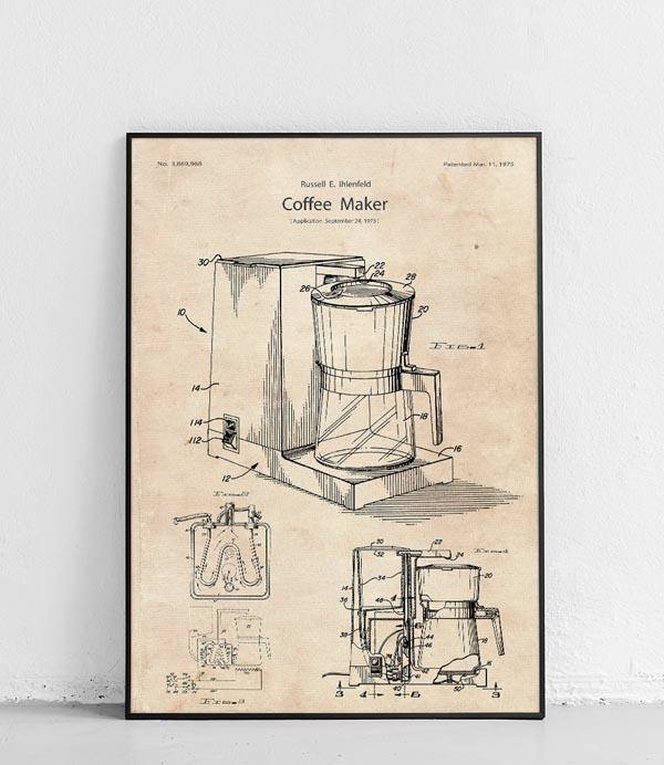 Poster Polytechnic, Ekspres do kawy - plakat - Poster Polytechnic | Sklep EMPIK.COM