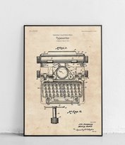 Poster Polytechnic, Maszyna do pisania - plakat - Poster Polytechnic ...