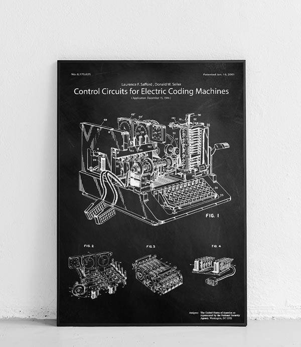 Poster Polytechnic, Maszyna szyfrująca - plakat - Poster Polytechnic ...