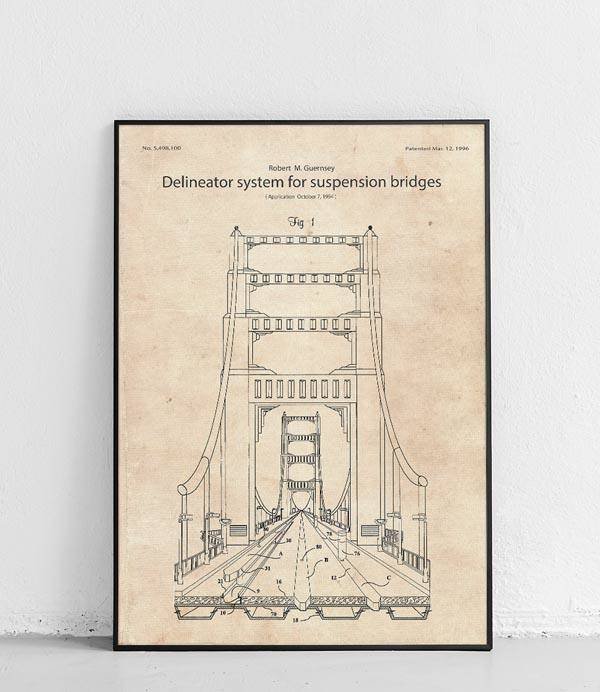 Poster Polytechnic, Most wiszący - plakat - Poster Polytechnic | Sklep ...