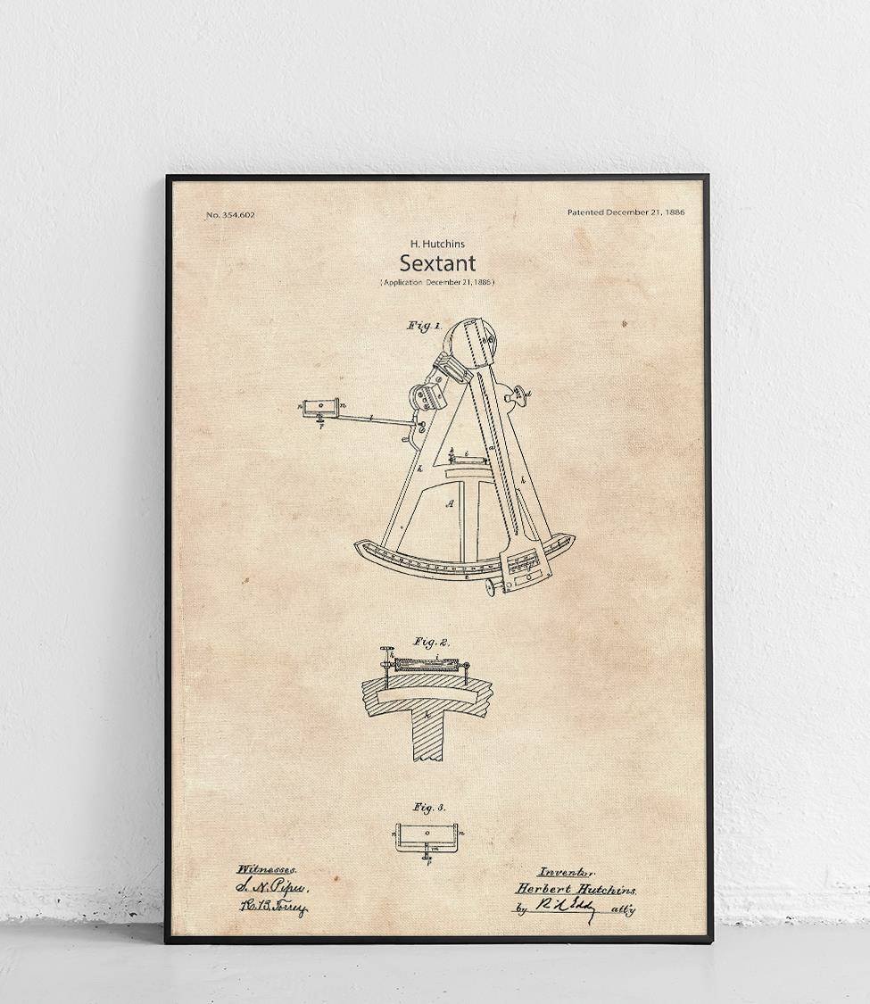 Poster Polytechnic, Sekstant - plakat - Poster Polytechnic | Sklep ...