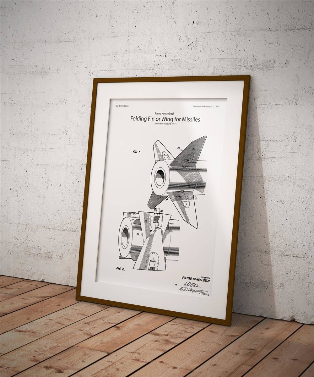 Poster Polytechnic, Skrzydło pocisku odrzutowego - plakat - Poster ...