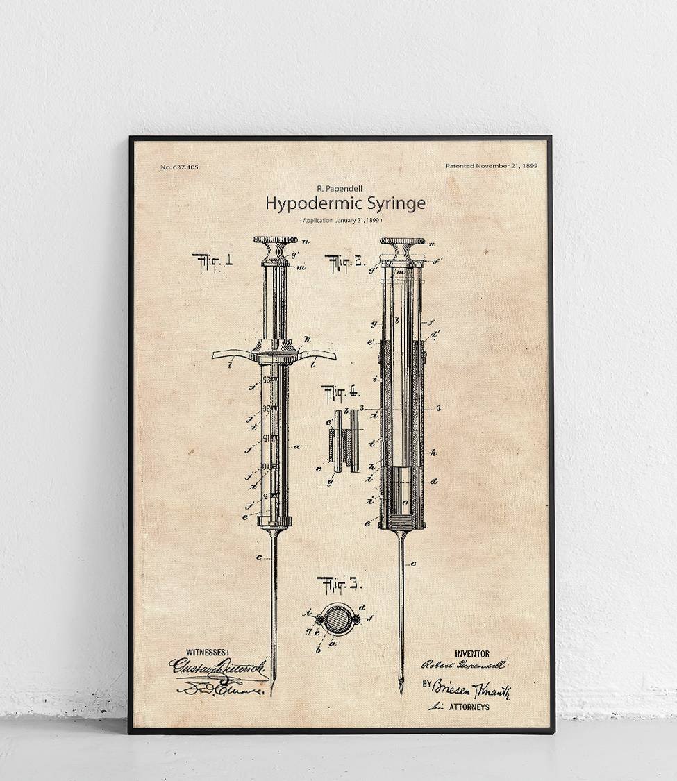 Poster Polytechnic, Strzykawka - plakat - Poster Polytechnic | Sklep ...