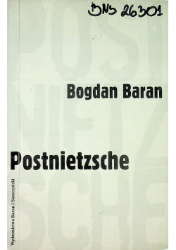 Postnietzsche - Baran Bogdan | Książka w Empik