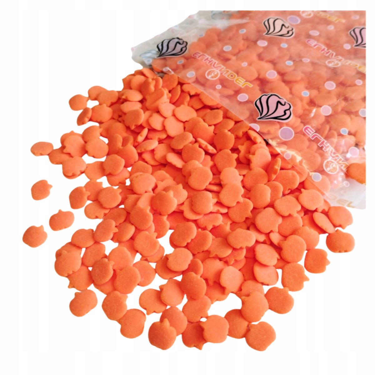 Posypka cukrowa na tort halloween dynia pomarańczowa na babeczki 50g ...