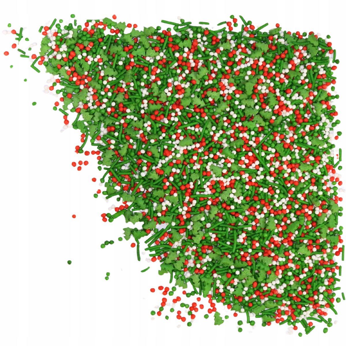 Posypka świąteczna cukrowa na tort Boże Narodzenie maczki choinka 50g ...