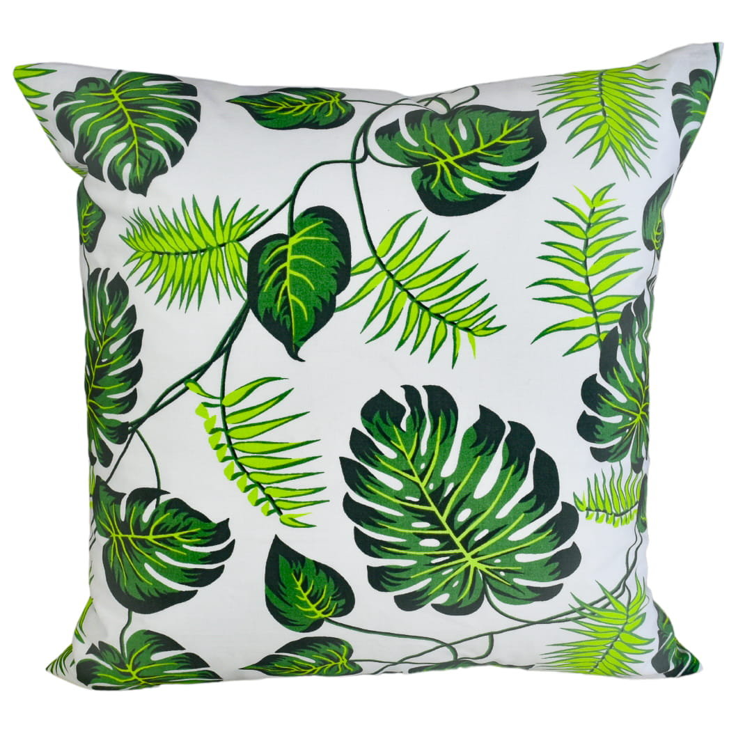 Poszewka 40x40 Bawełniana JAŚ Liście Palm Zielone Polski Producent ...
