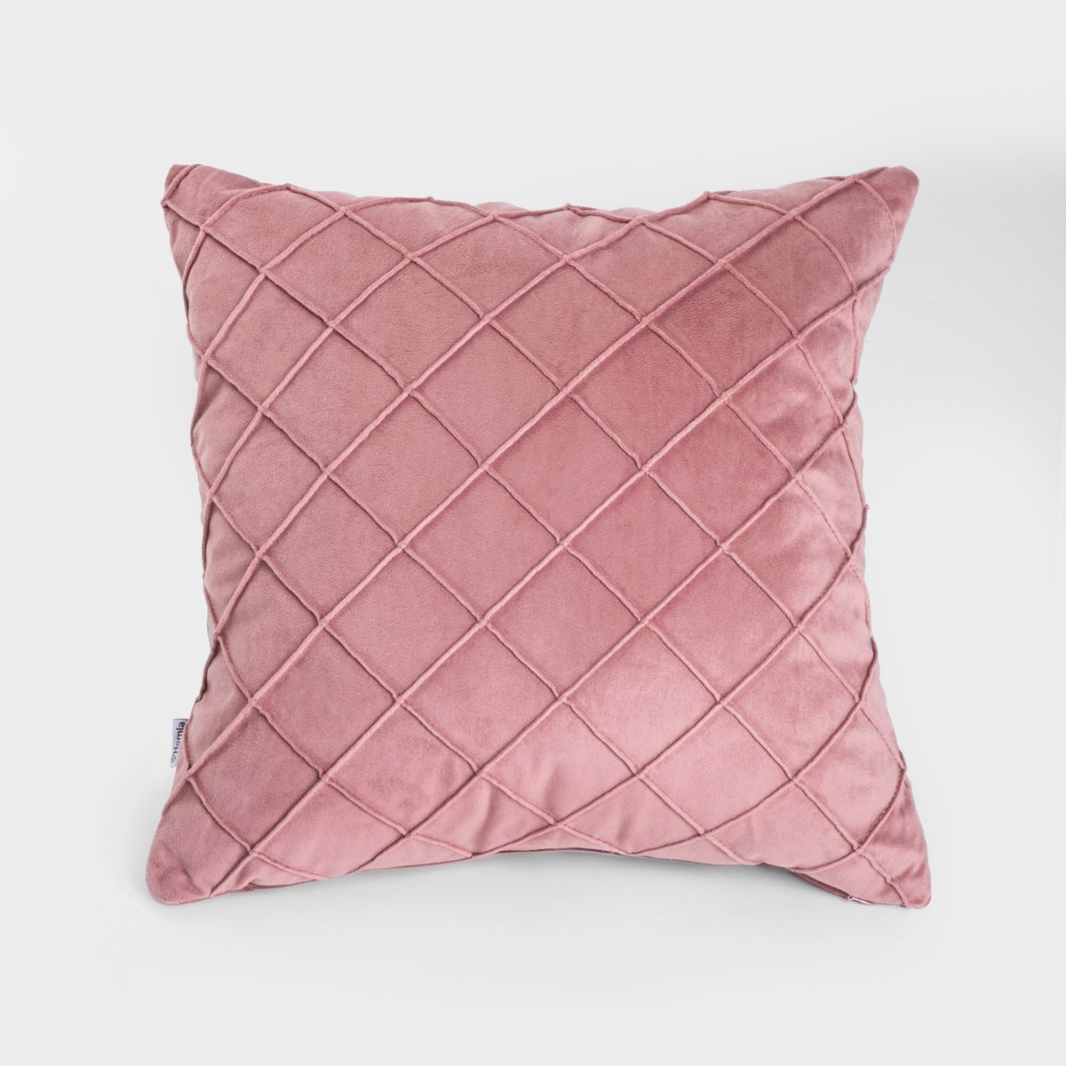 Poszewka COMERI różowa w romby 45x45 cm HOMLA - Homla | Sklep EMPIK.COM