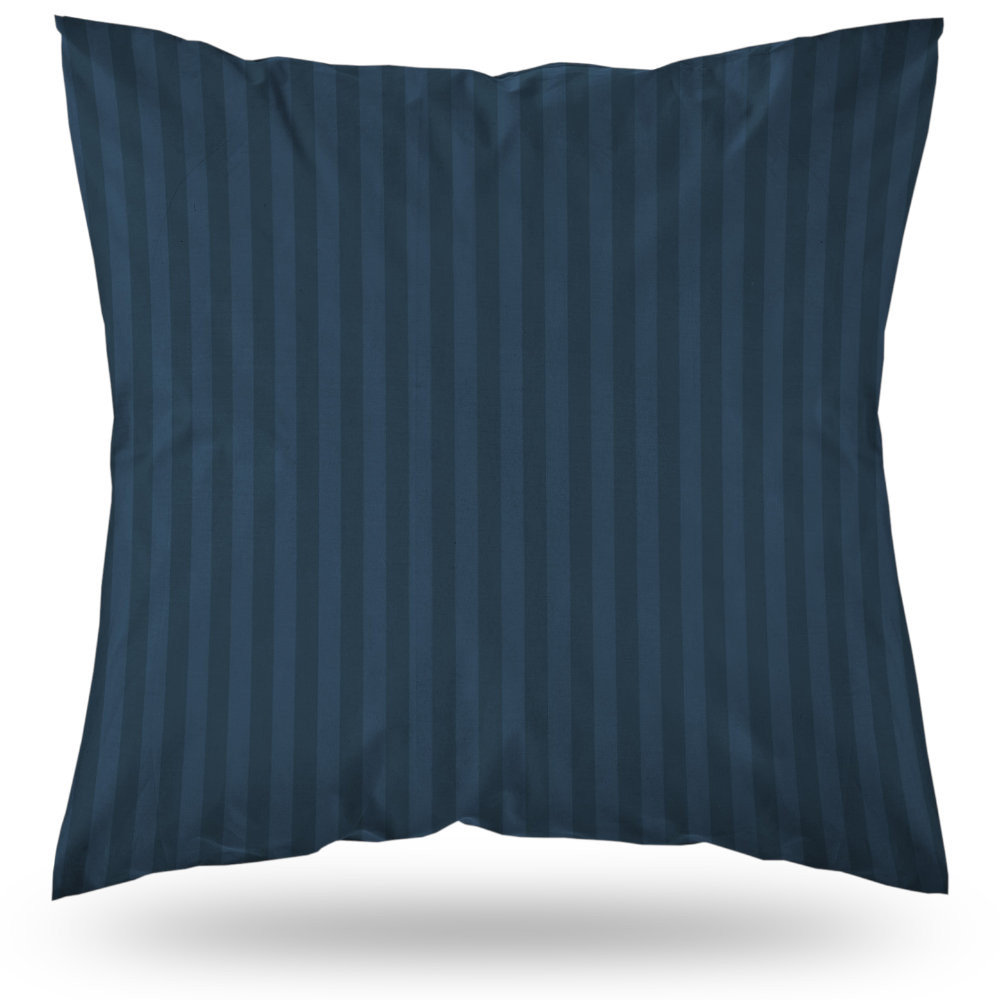 Poszewka Na Poduszkę 40X40 Bawełna Adamaszek - Granatowa - eStilex ...