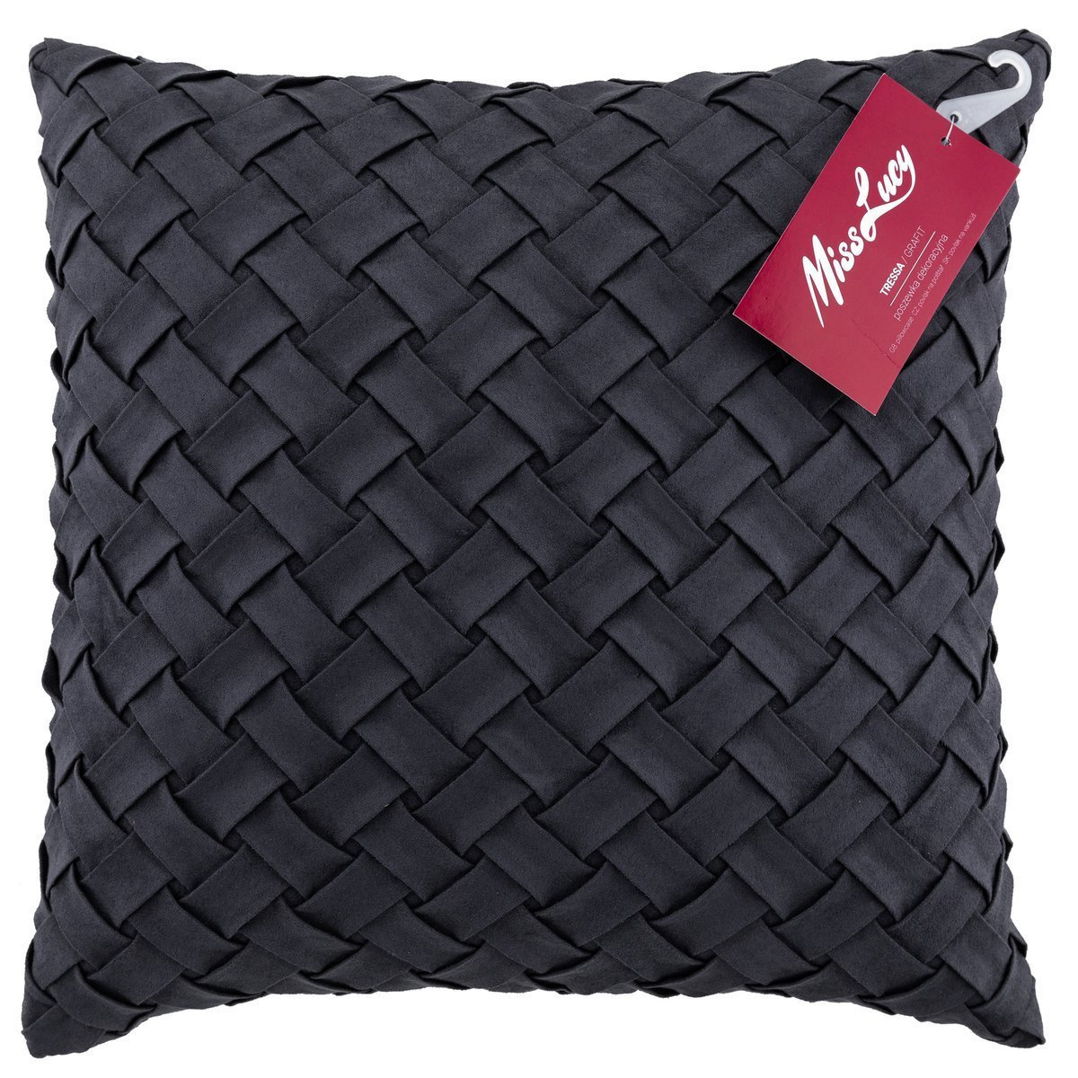 Poszewka Tressa 40x40cm grafit Miss Lucy - Miss Lucy | Sklep EMPIK.COM