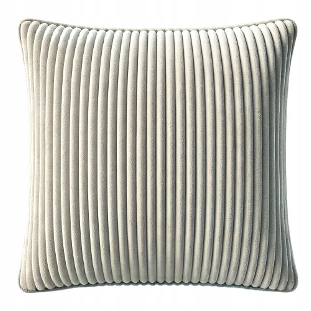 Poszewki premium dekoracyjne na poduszki 45x25 cm welur sztruks BEIGE ...