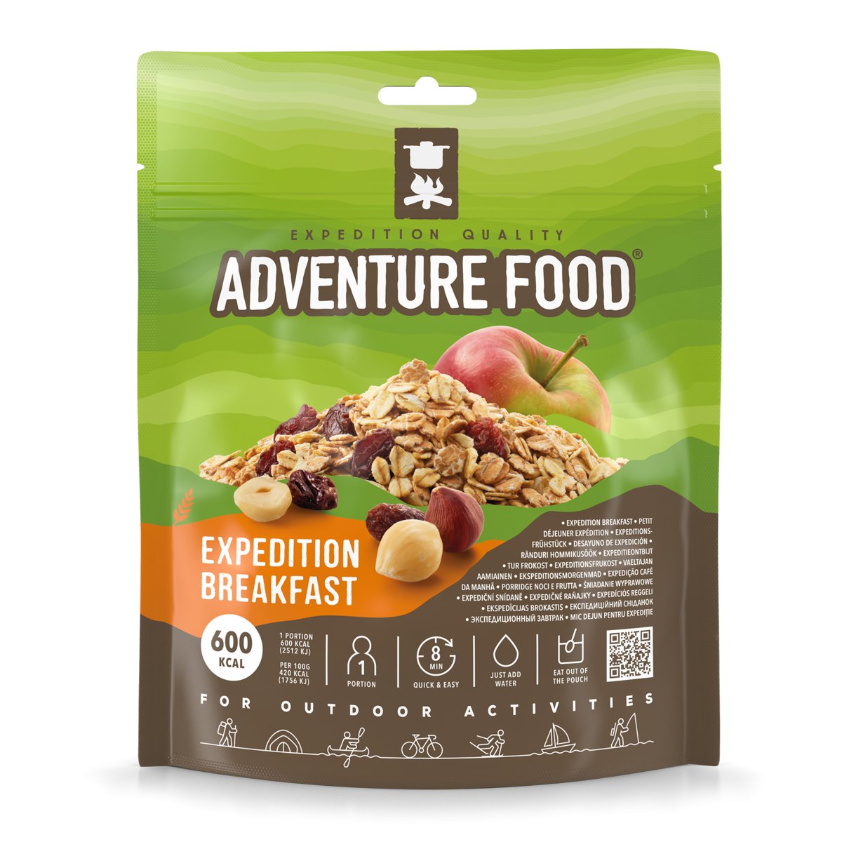 Potrawa AF Śniadanie wyprawowe vege 600kcal - Adventure Food | Sport ...