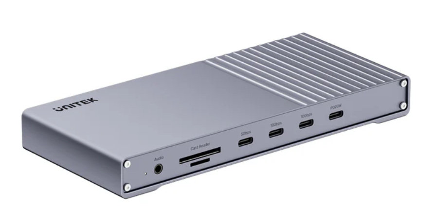 Potrójna stacja dokująca USB4 40Gb/,zasilacz 120W Unitek - Unitek ...
