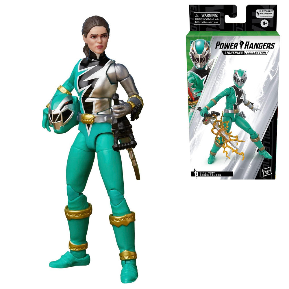Power Rangers Lightning Collection Dino Fury Zielony Ranger F4517 ...