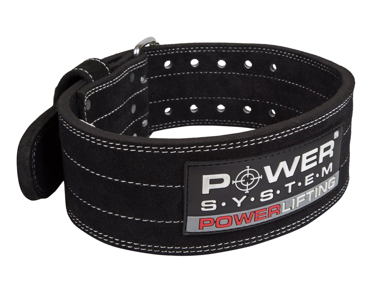 POWER SYSTEM Pas do trójboju siłowego POWERLIFTING BELT - rozm. XL ...
