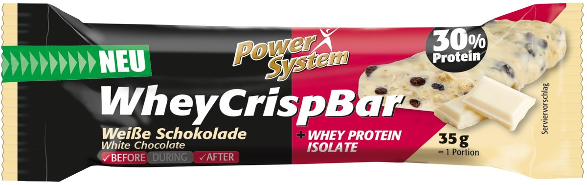 Power System WheyCrisp Bar - 35g Biała czekolada - Power System | Sport Sklep EMPIK.COM