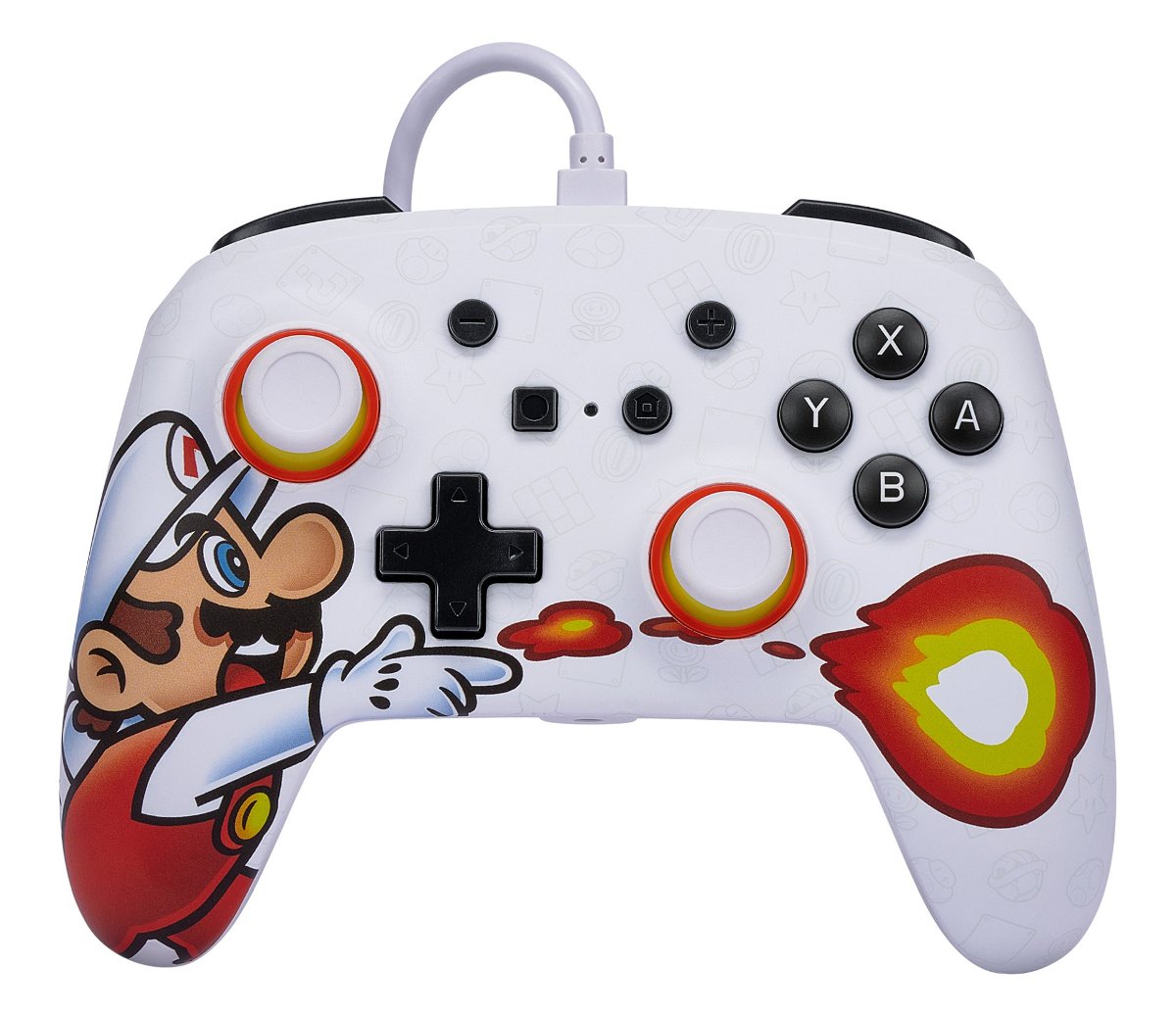 PowerA SWITCH Pad przewodowy Enhanced Fireball Mario - PowerA | Gry i ...
