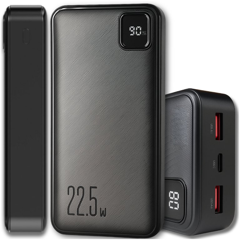 Powerbank 20000 mAh 22.5W QC PD Szybkie Ładowanie USB-C - Nocton ...