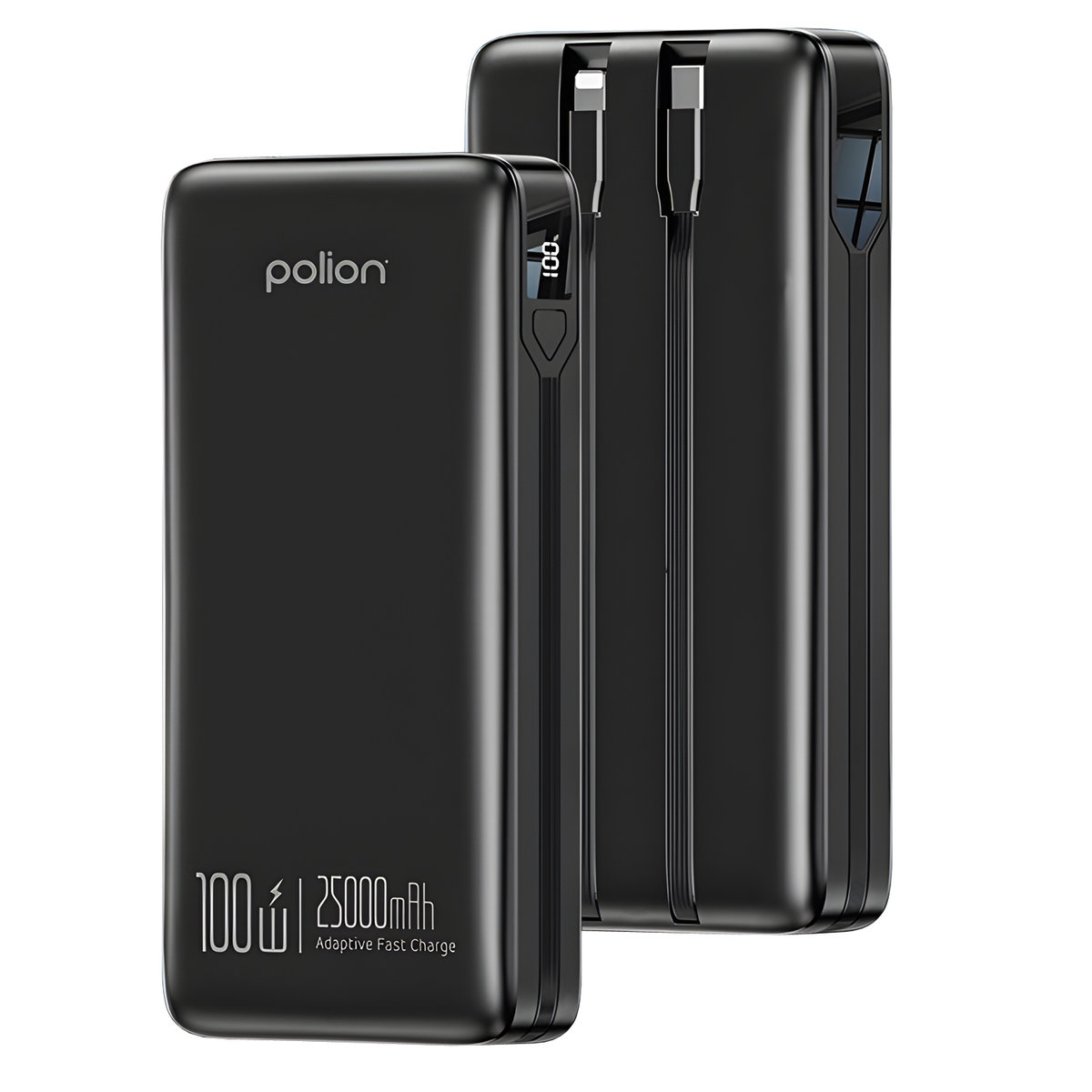 Powerbank 25000mAh 100W 2xUSB-C USB-A PD3.0 QC3.0 LED szybkie ładowanie ...