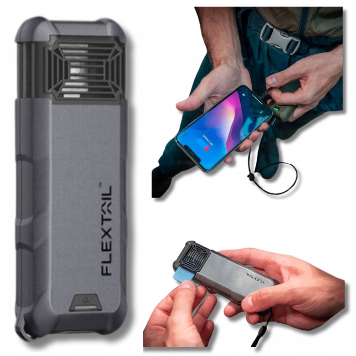 Powerbank 9600 Mah Military Wodoodporny 2W1 Ipx65 Odstraszacz Komarow ...