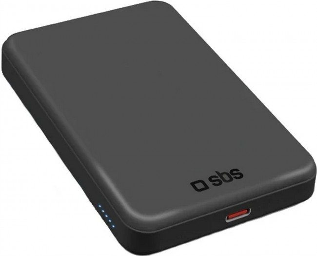 Powerbank SBS Mag Power Qi2 5000 mAh kompatybilny z MagSafe - czarny ...