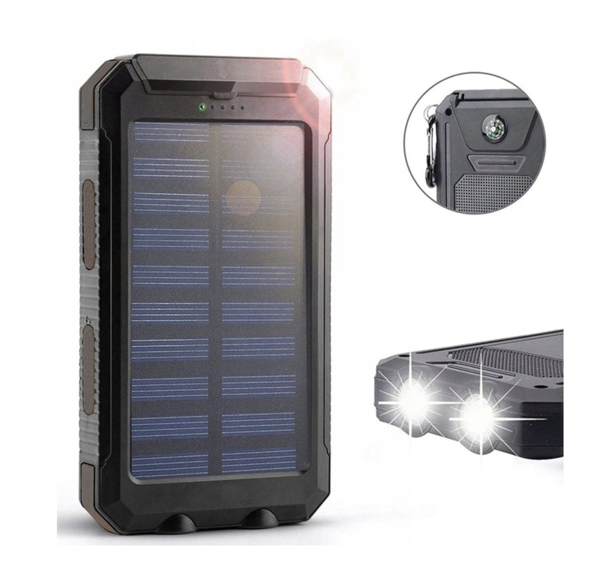 POWERBANK SOLARNY SOLIDNY 30000 mAh PANCERNY - Inna marka | Sklep EMPIK.COM