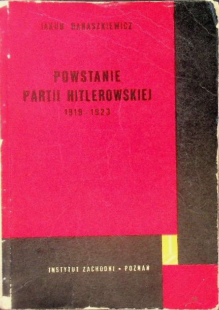 Powstanie partii hitlerowskiej 1919-1923 - Opracowanie zbiorowe | Książka w Empik