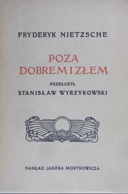 Poza dobrem i złem 1912 r. - W opisie | Książka w Empik
