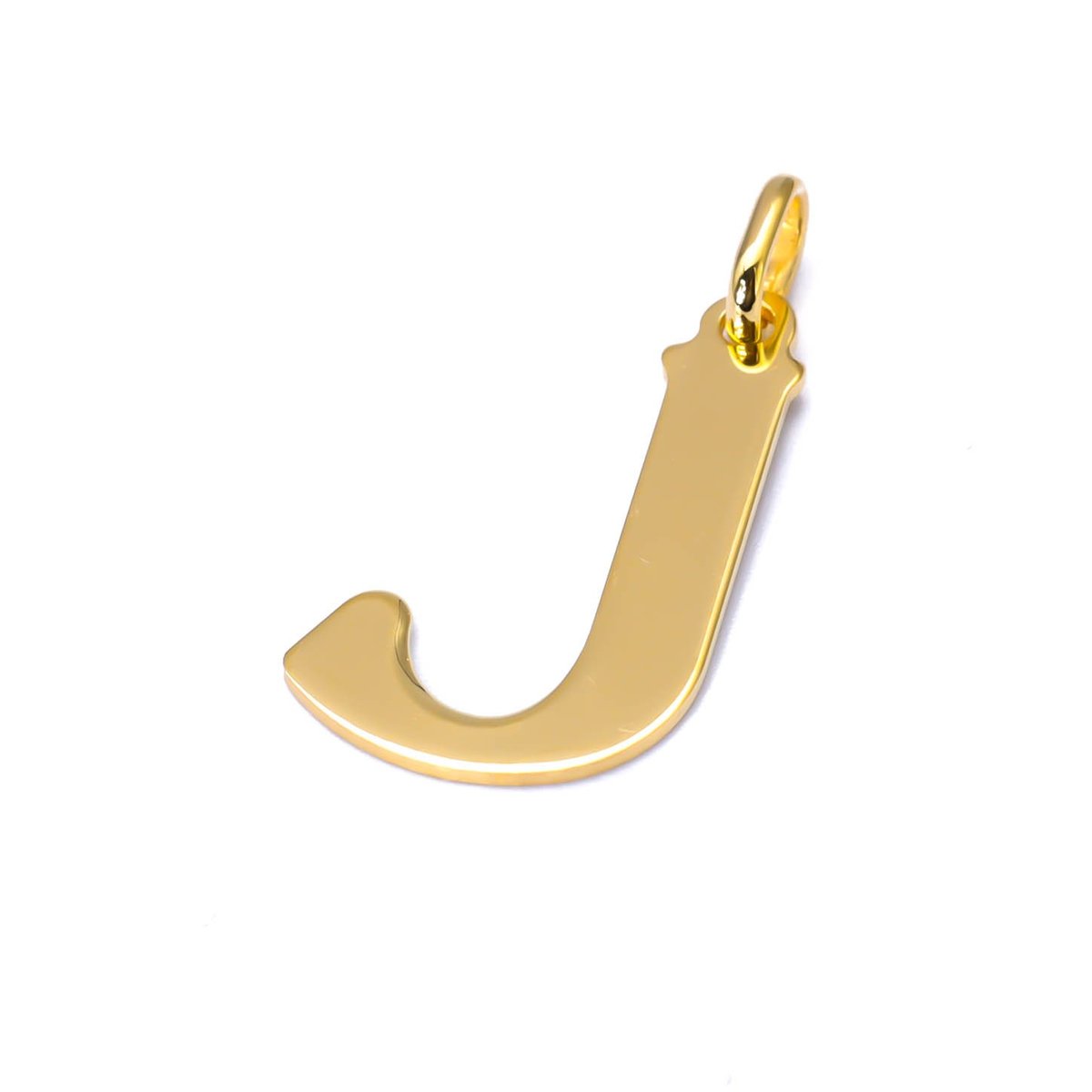 Pozłacana zawieszka litera J - Monilu | Moda Sklep EMPIK.COM