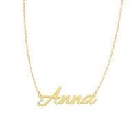 Pozłacany Naszyjnik Z Imieniem Anna - Radziszewska | Moda Sklep EMPIK.COM